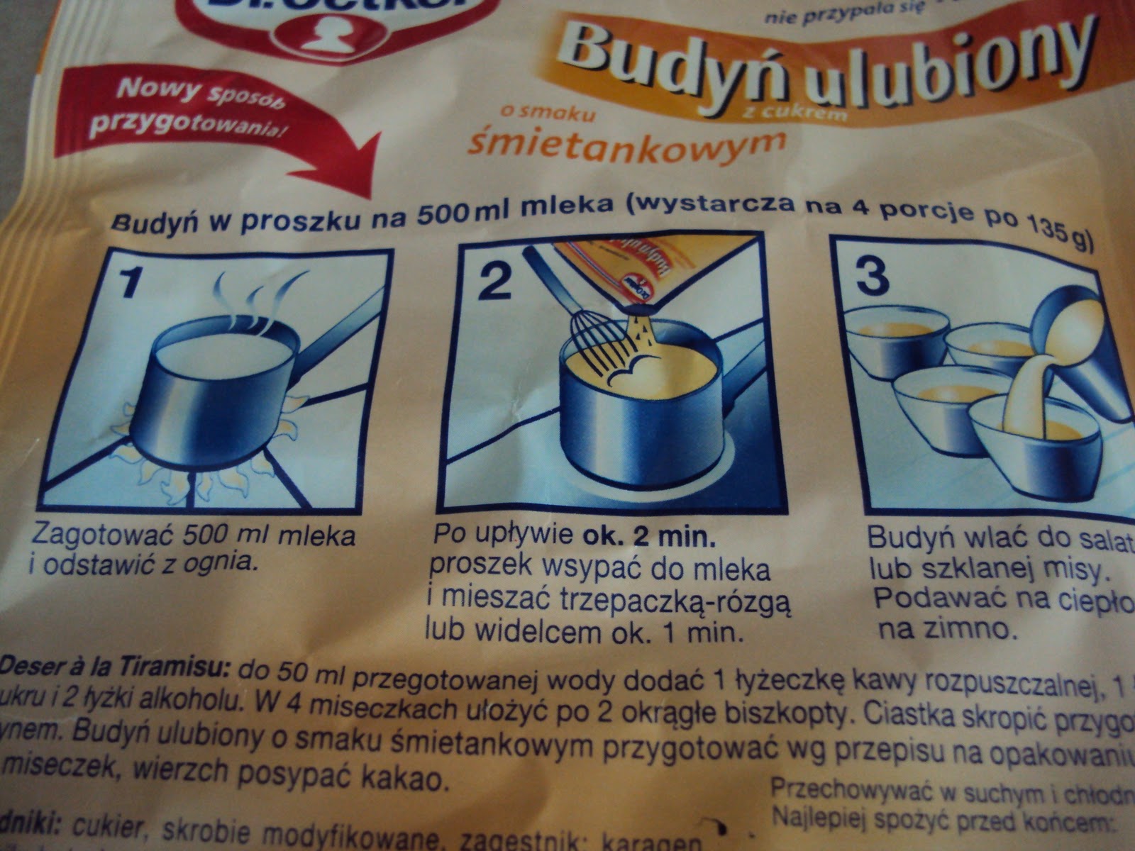 Polish Mama on the Prairie: How to Make Packet Budyn