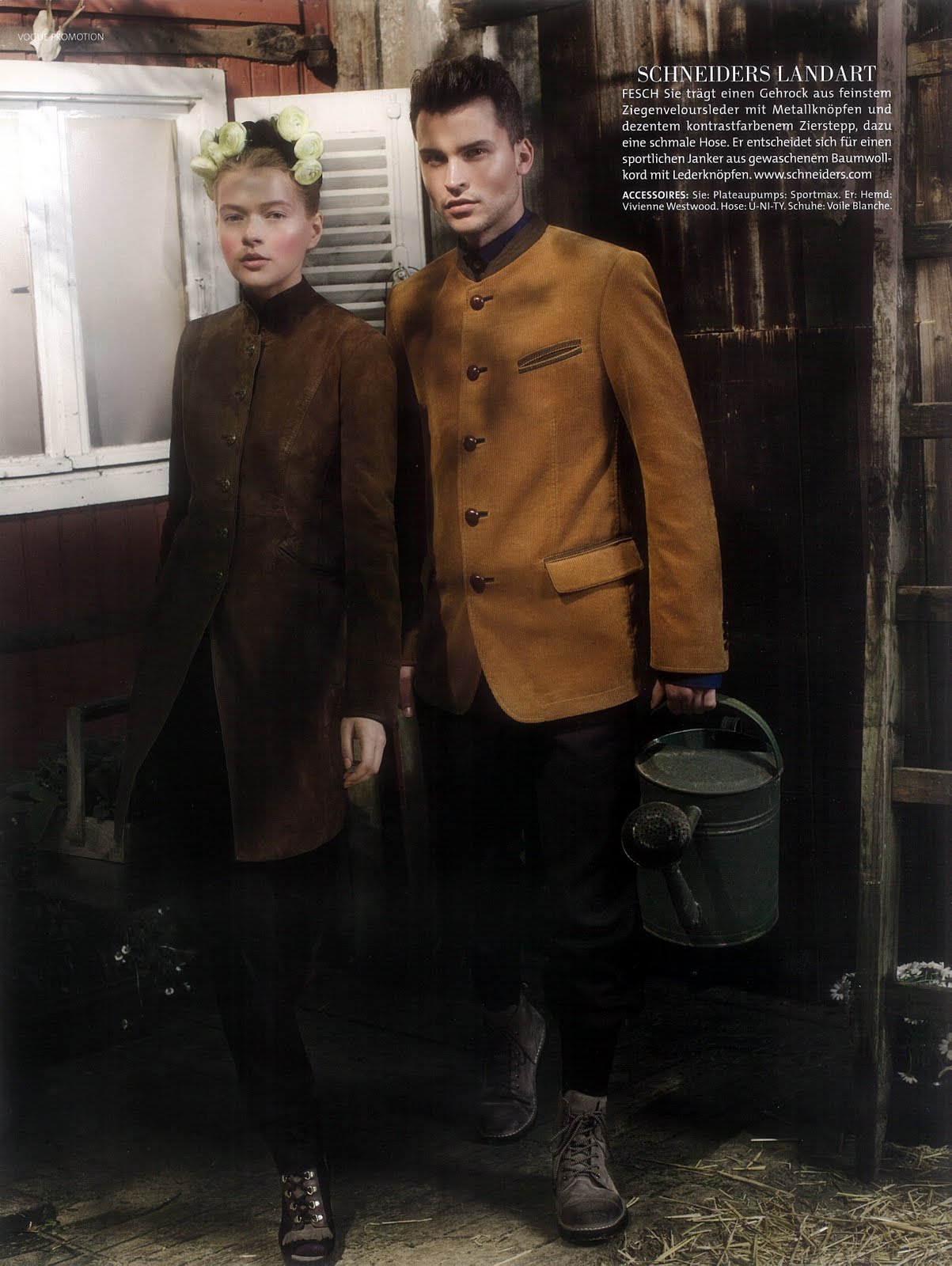 INDEPENDENT MEN: MICHEL STACHOWICZ BUSH for German Vogue
