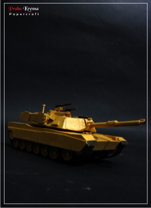 Papercraft and Papermodel: M1A1 Abrams Papercraft