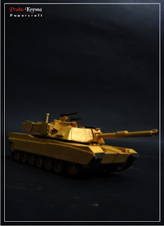 Papercraft and Papermodel: M1A1 Abrams Papercraft
