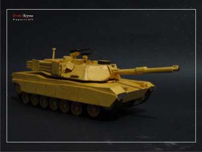 Papercraft and Papermodel: M1A1 Abrams Papercraft