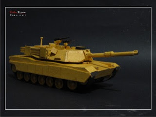 Papercraft and Papermodel: M1A1 Abrams Papercraft