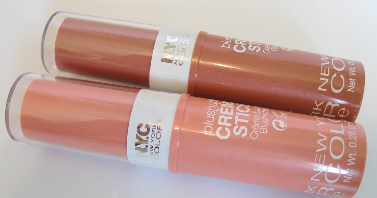 Kalifornia Love: N.Y.C. Blushable Crème Sticks in "Plaza Pink" & "South ...