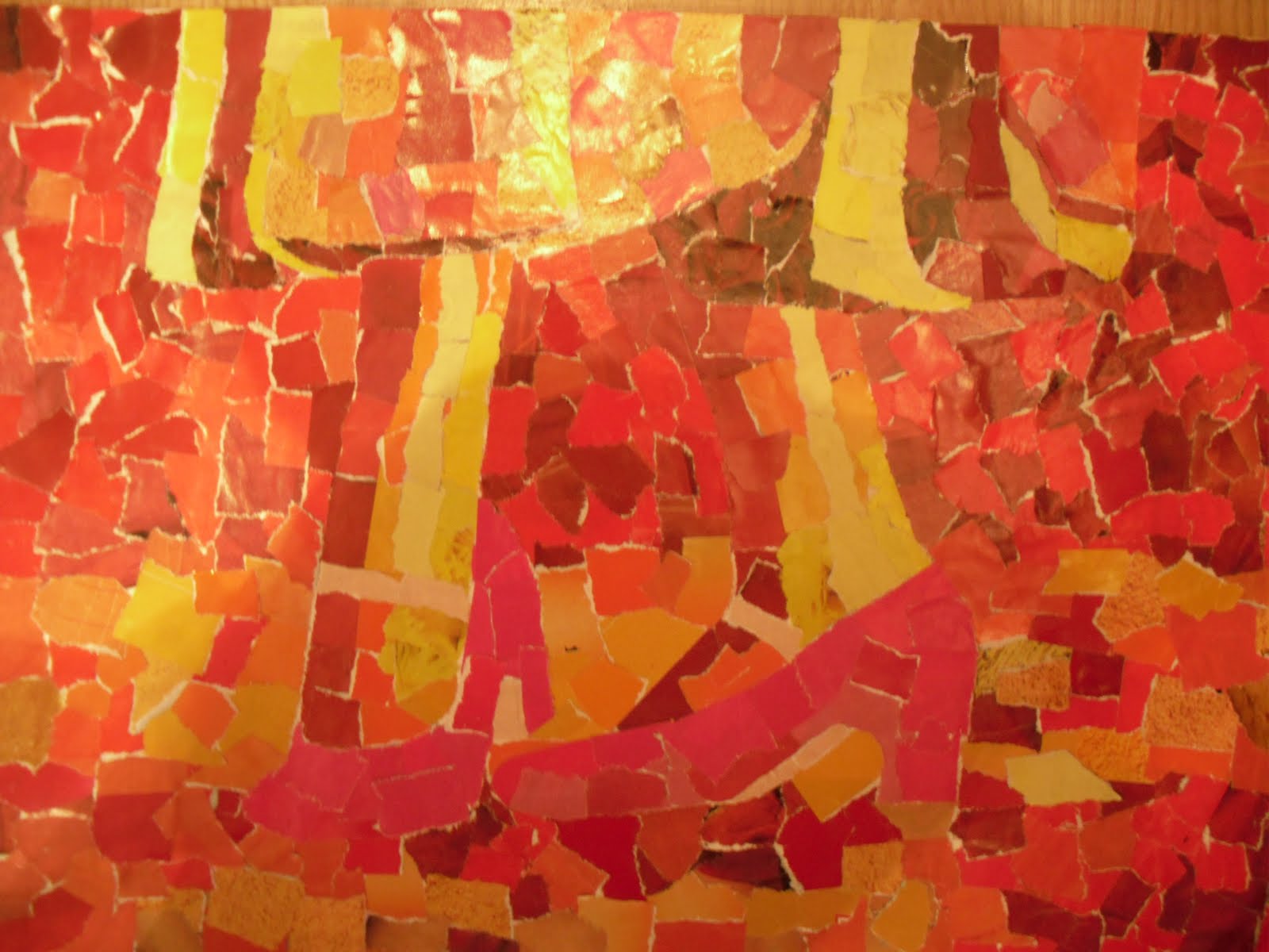 un color, una sensacion: COLLAGE a partir de una imagen