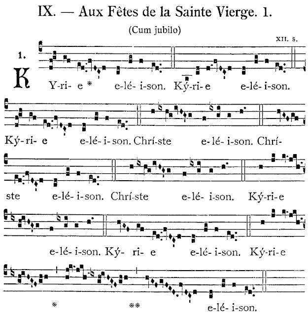 SALVE O GREGORIANO: KYRIALE VIII E IX