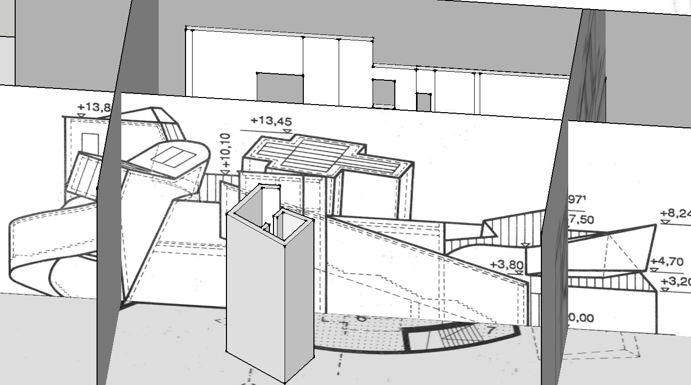 Rebecca Penn (arch1390): Vitra Design Museum Model Progress
