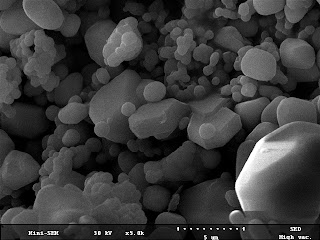 SEC - Scanning Electron Microscope: Mini-SEM Image - Silicon Powder