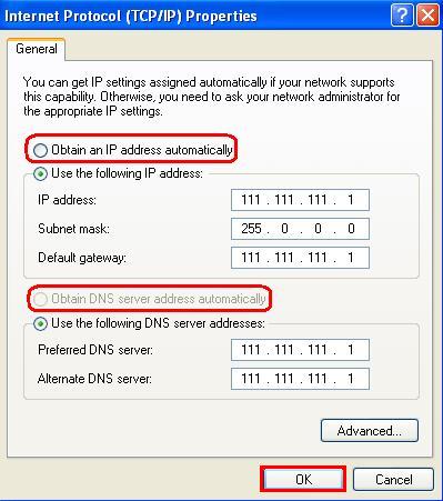 EveryDay Solutions: Set Windows XP IP Address to Obtain address ...
