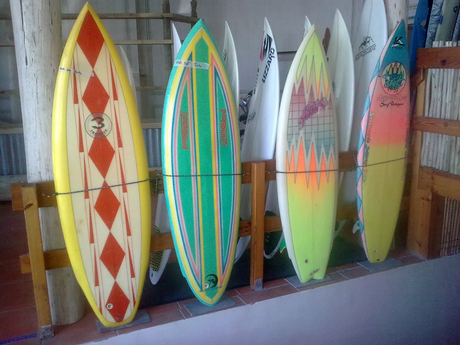 evenflow surfboards: Super Clean 80's sticks