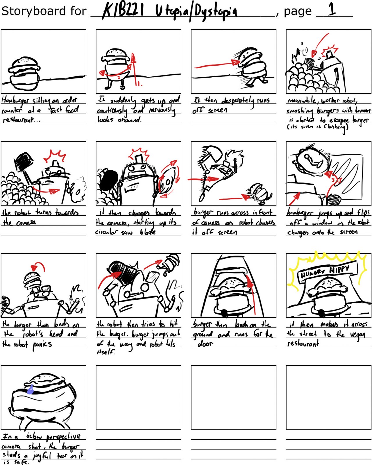 CG Toolkit VFX Project Blog: Storyboard
