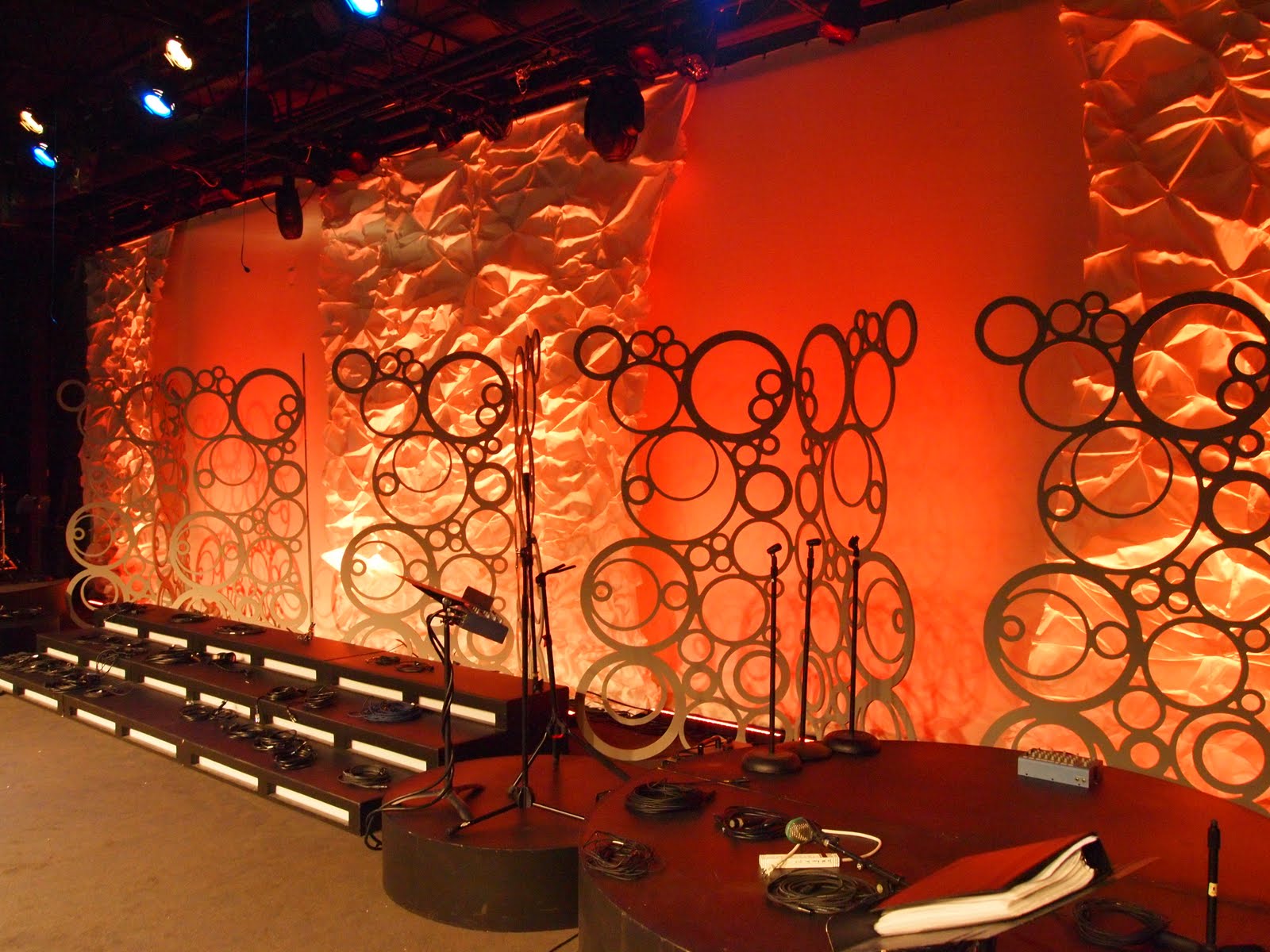 Todd Bougher: MDF Circle Screens Stage