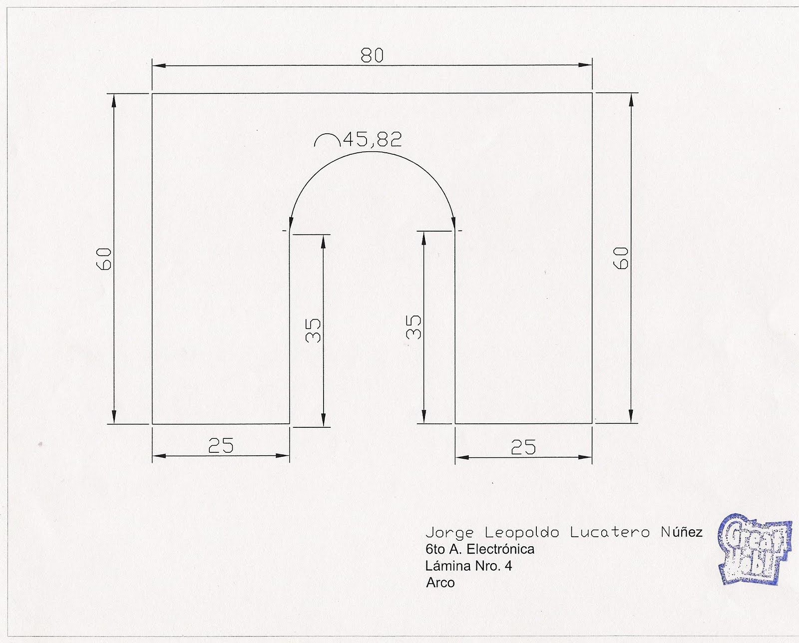 Mi blog :): Lámina No. 4, Arco