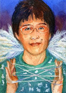 Art By Erika: Watercolor Cat's Cradle Akiko Watanabe