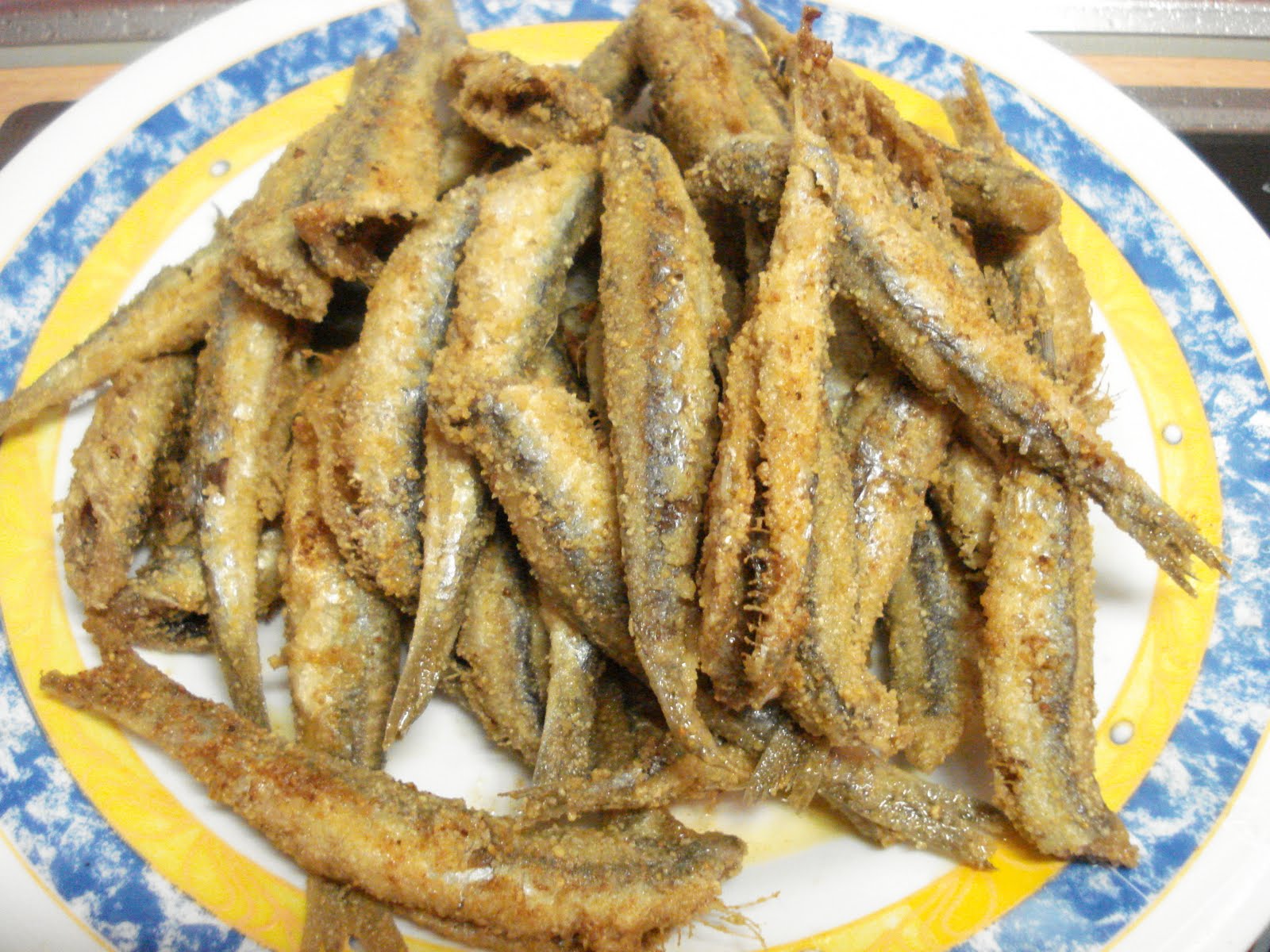 A COMER QUE YA ES HORA: BOQUERONES FRITOS
