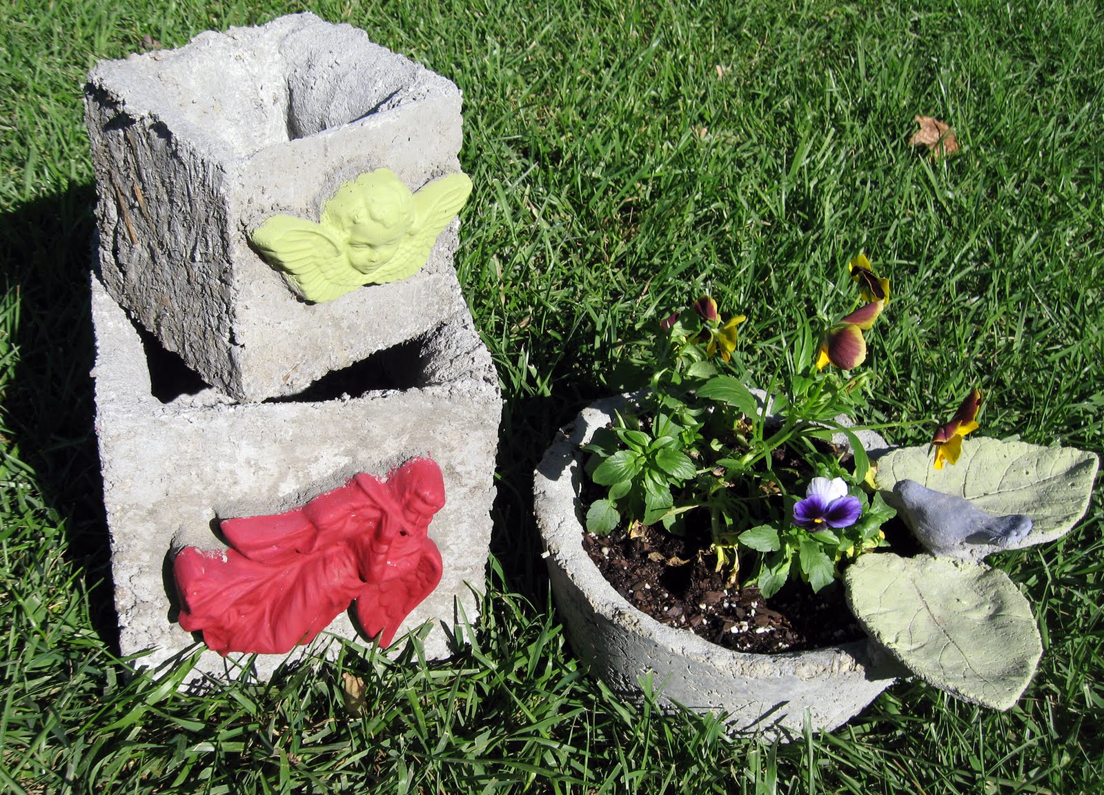 From the Summer's Garden: HYPERTUFA PLANTERS