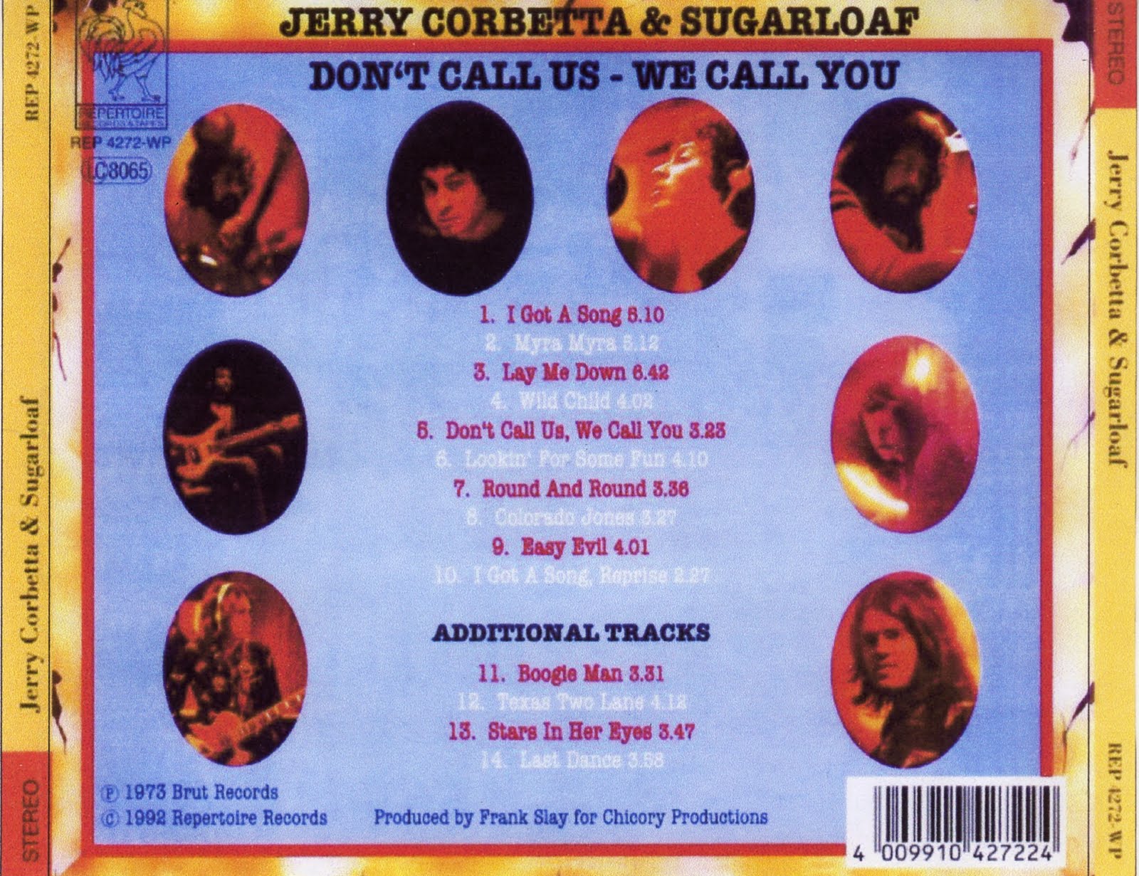 Rocksoul: Jerry Corbetta & Sugarloaf / Don't Call Us We'll Call You - 1973