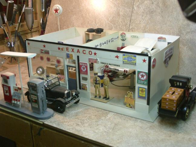 My Scale Model Texaco Gas Station