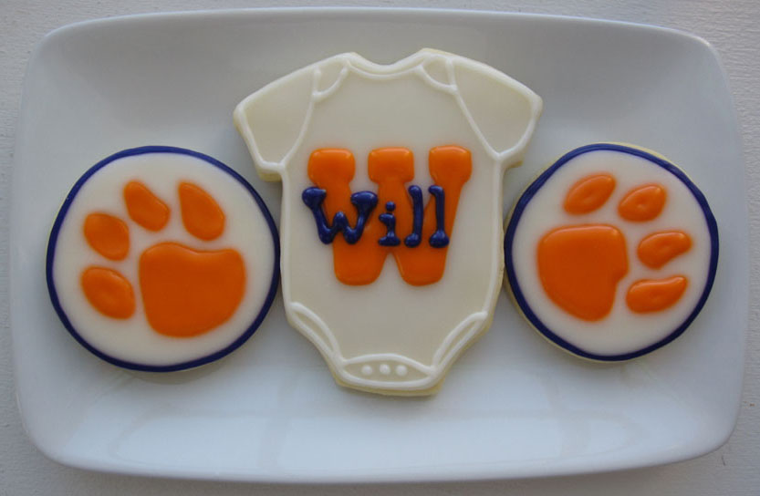 Doodlebug Cookies: Clemson Cookies!