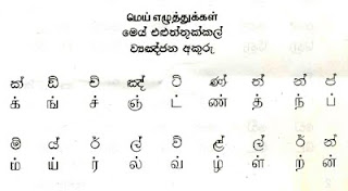 අපි සිංහලෙන් දෙමළ ඉගෙන ගනිමු: දෙමළ හෝඩිය - Tamil Alphabet-2