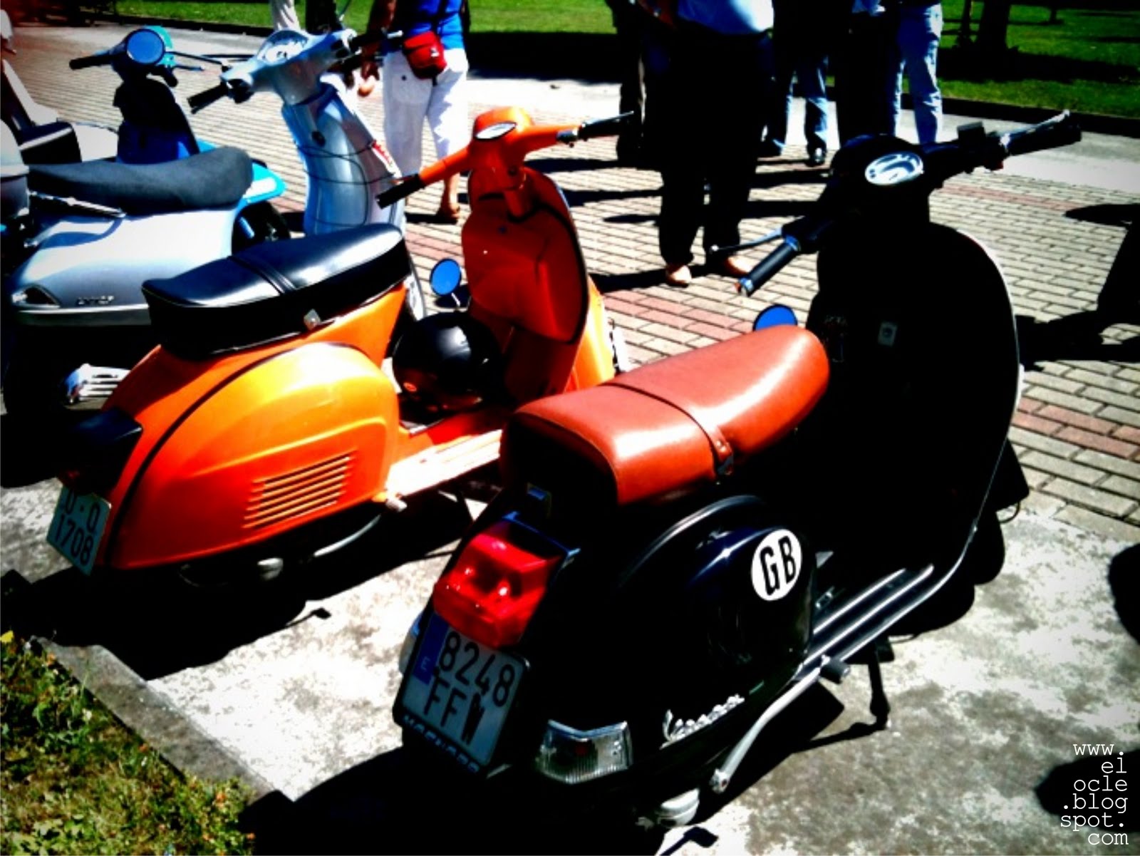 el ocle: Concentración de vespas