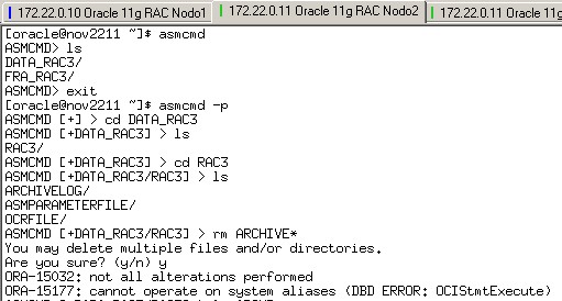 Database Administrator Workshop 11gr2 How To Remove File From Asm