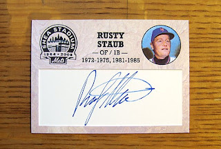 The Amazing Shea Stadium Autograph Project: #151) RUSTY STAUB