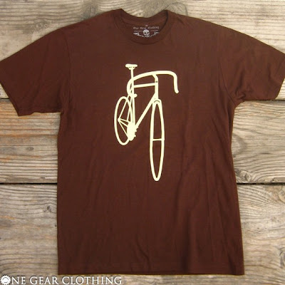 gifts for guys giveaway- bicycle silhouette t-shirt from one gear ...