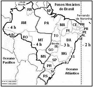 Blog GeoCriativo: Mapas de Fusos Horários