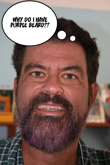 Mac's Diary: WHY A PURPLE BEARD?