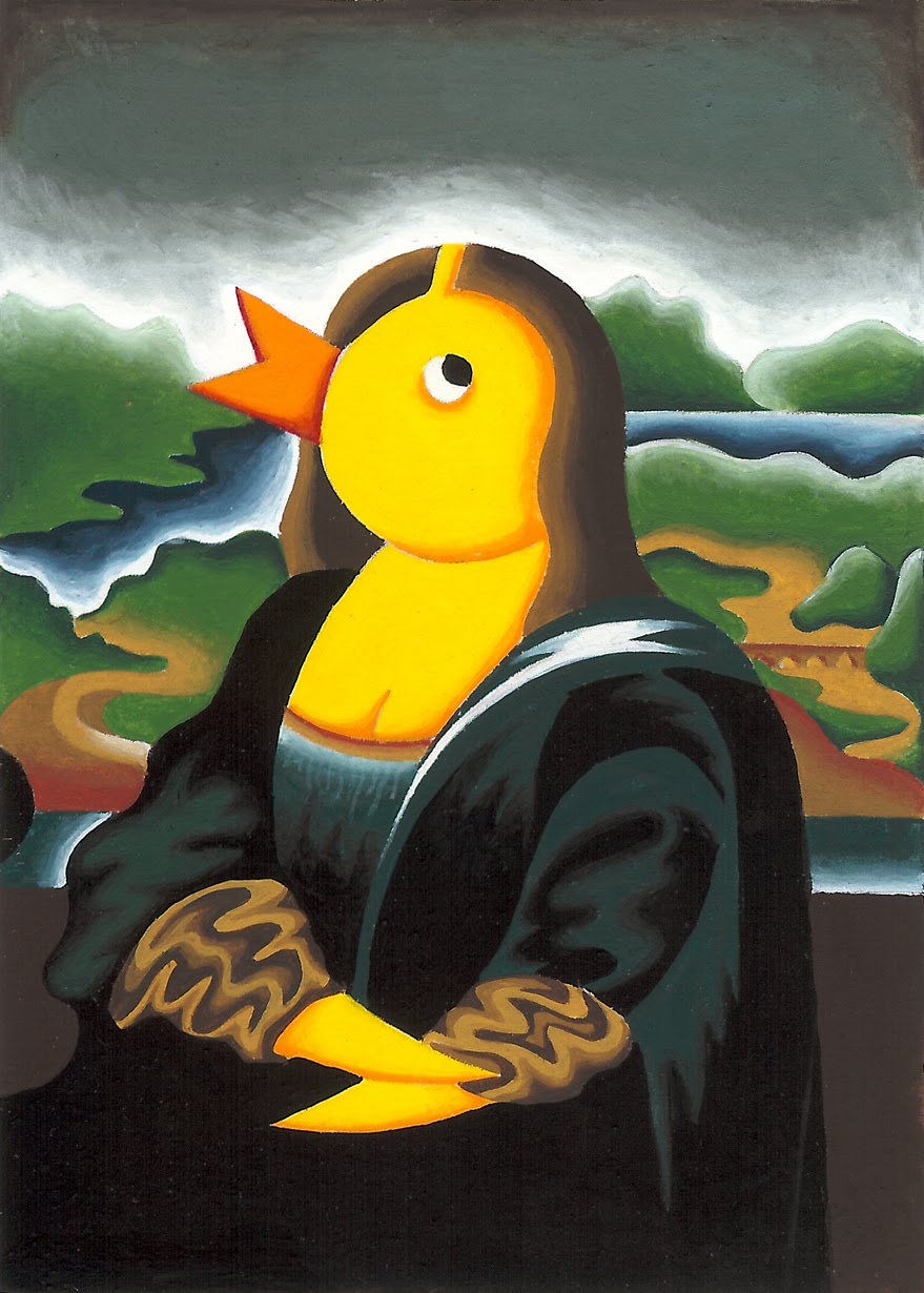 Snitterdog: Mona Lisa Chicken!