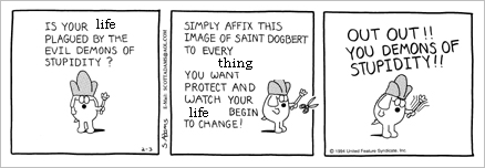 OUT!! OUT!!!! You demons of stupidity..