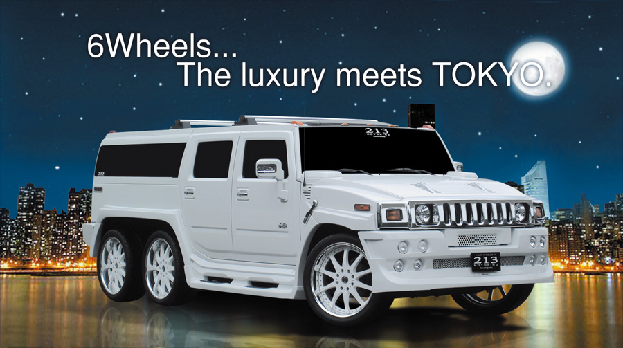 THE CAR: Japan's 213 Motoring Builds the Ultimate Six Hummer H2