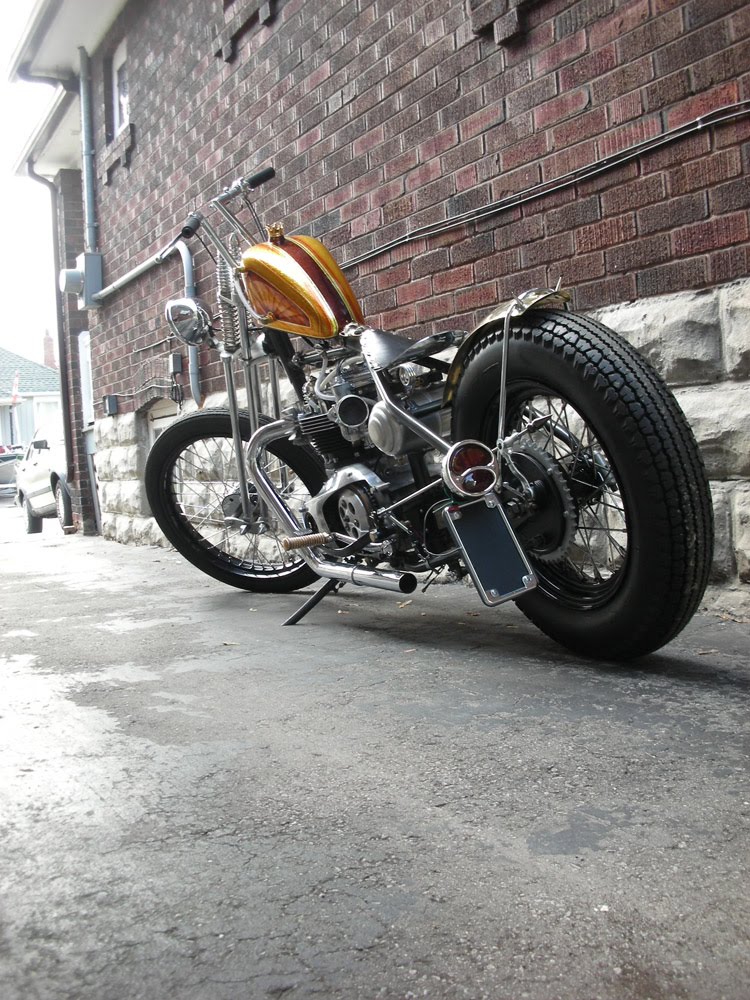Lowbrow Customs Blog-O-Rama: Husted Vintage Cycles Triumph Chopper