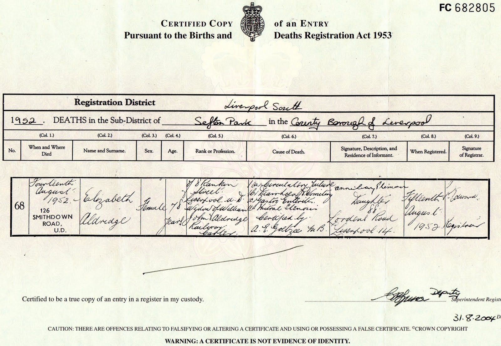 The Bridge to ALDRIDGE