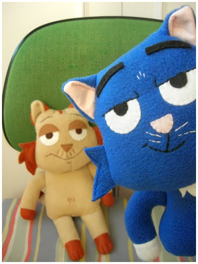 Happy Plush Plush: Slacker Cats