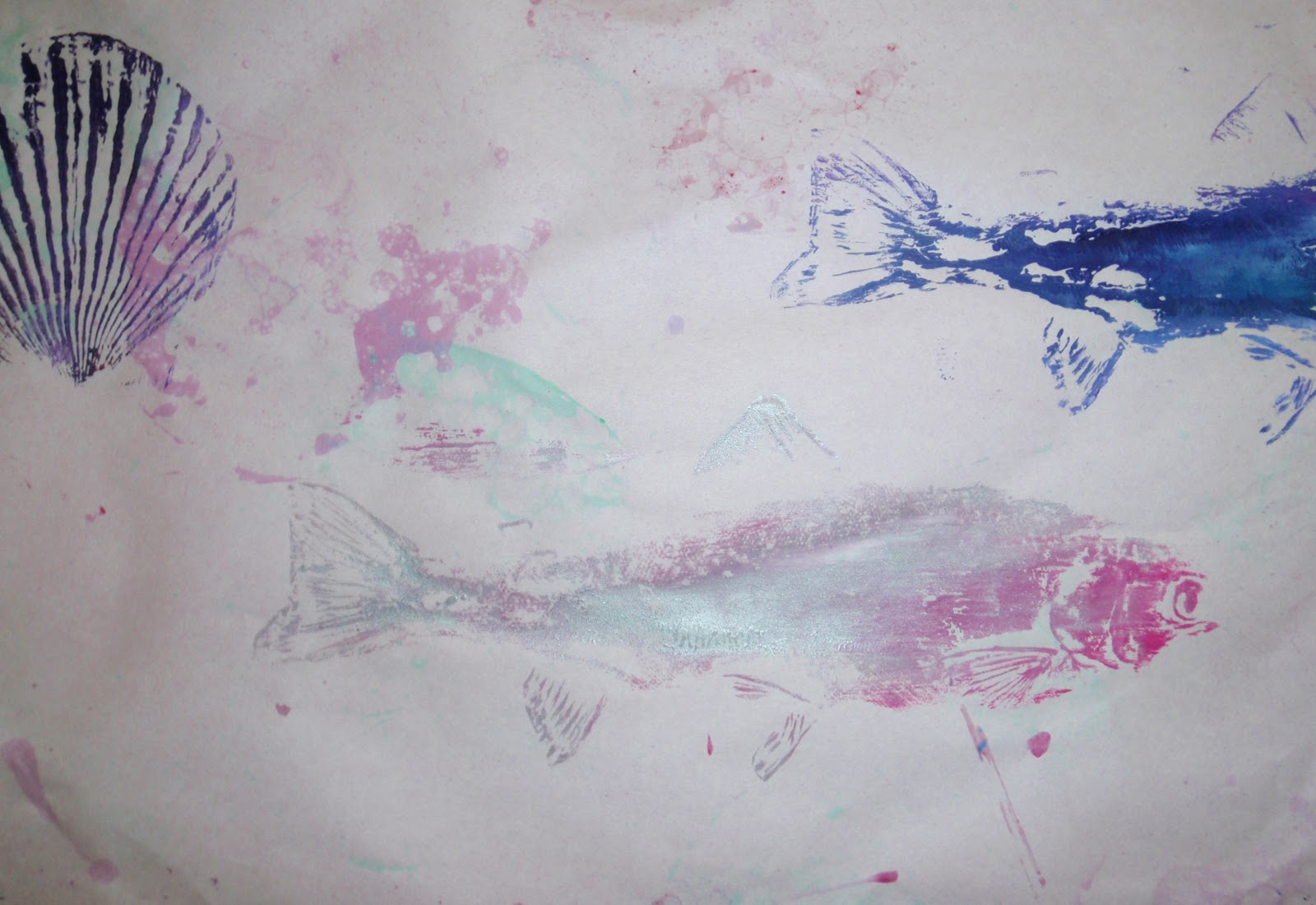 Chin Colle: Colorful Gyotaku