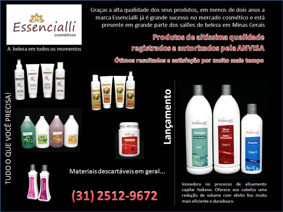 Essencialli Cosméticos: Linha de Produtos