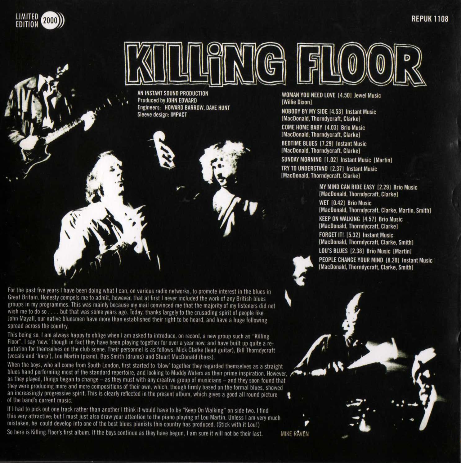 Las Galletas de Maria: Killing Floor - Killing Floor (1969 UK)