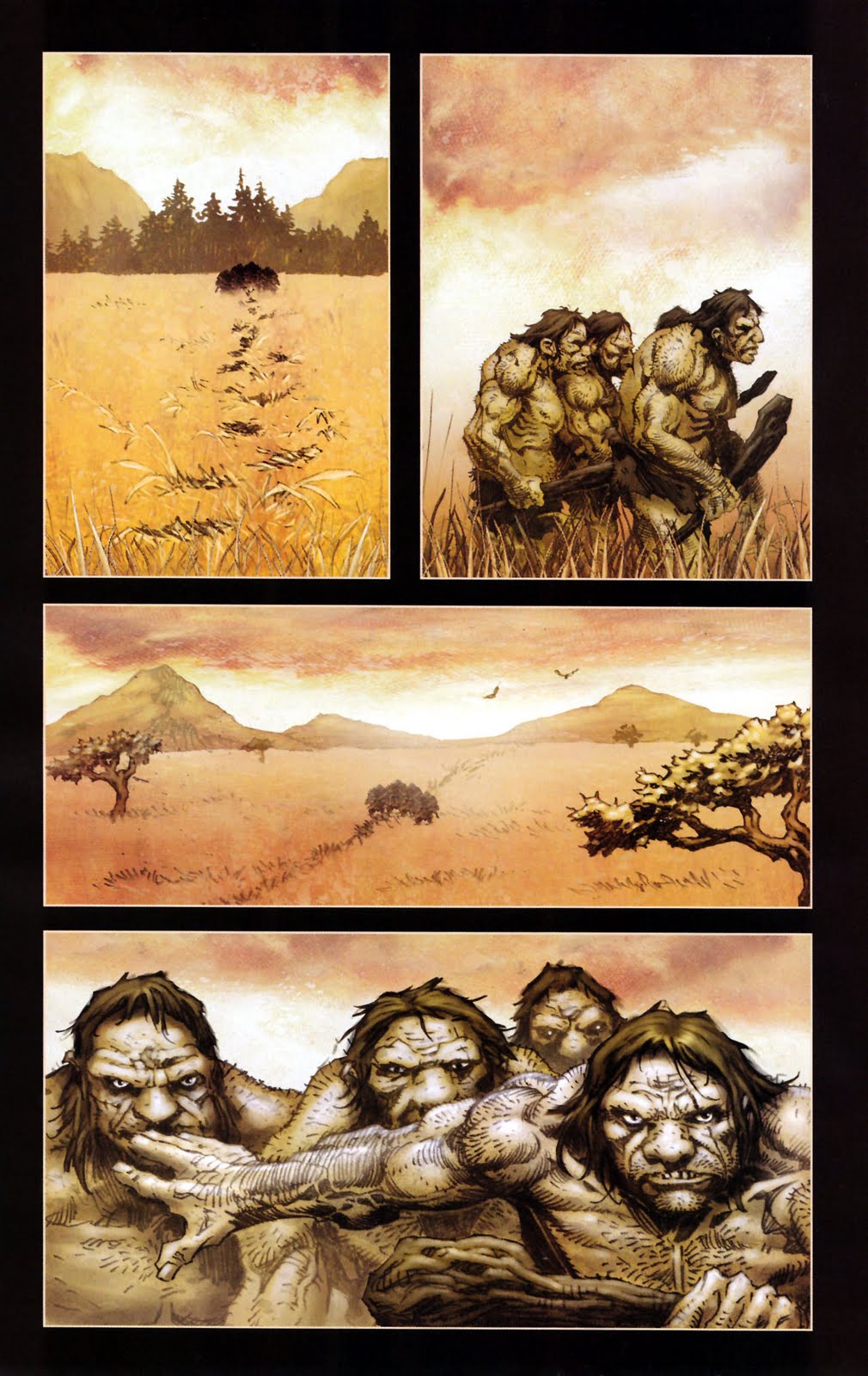 NeanderFollia: Els neandertals de Frank Frazetta