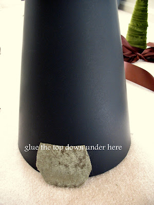 The Pink Peony of Le Jardin: 50 CENT SHABBY PINE TREES craft!