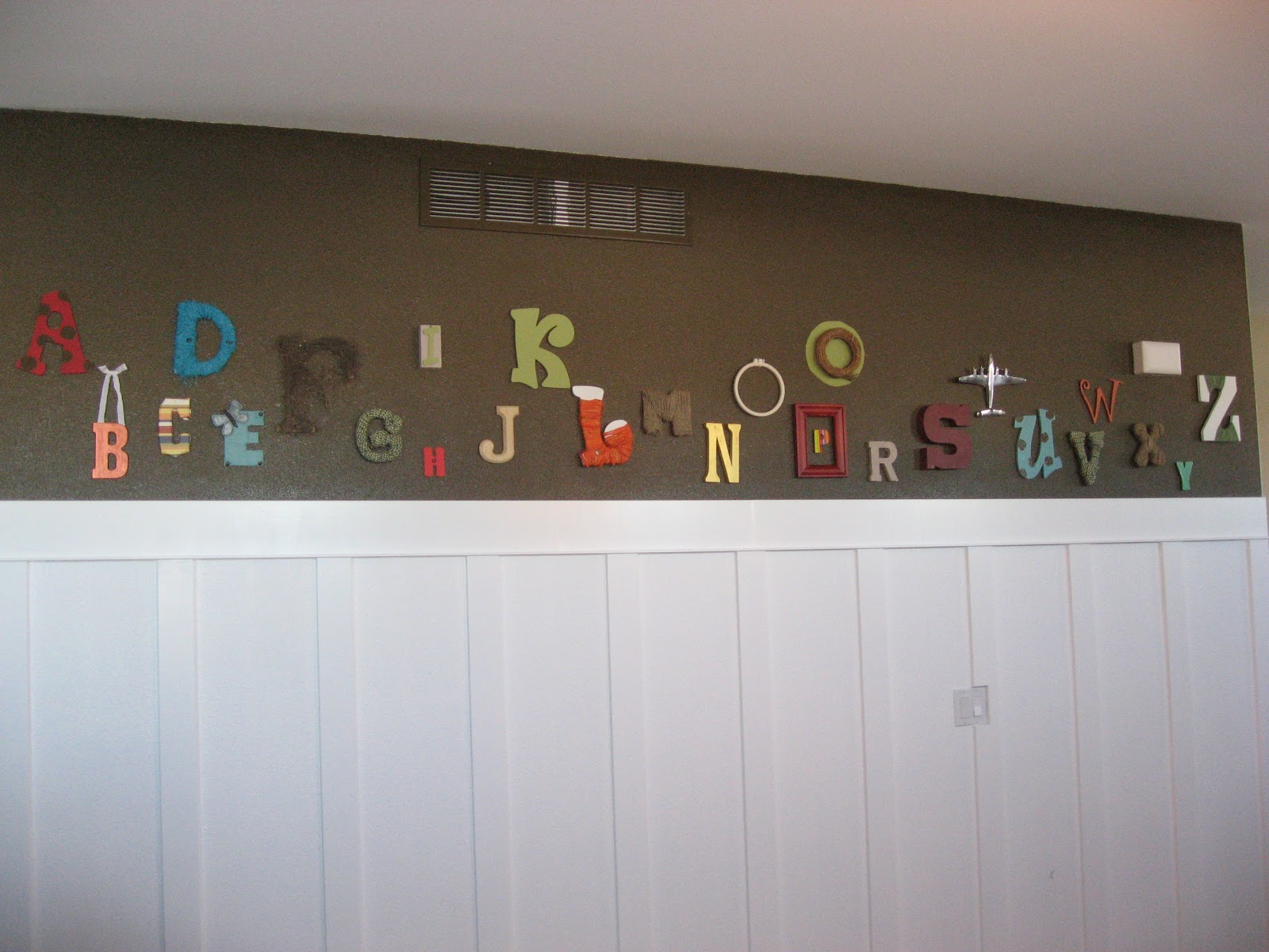 Girl in Air BLOG: Alphabet Wall