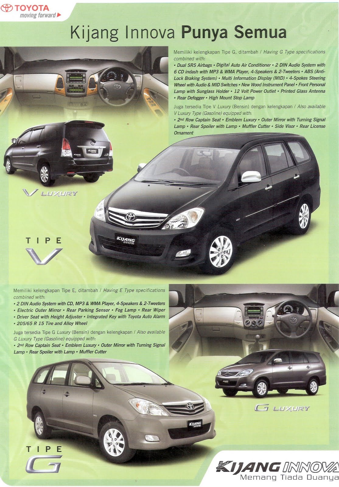 TOYOTA DURI: BROSUR TOYOTA INNOVA