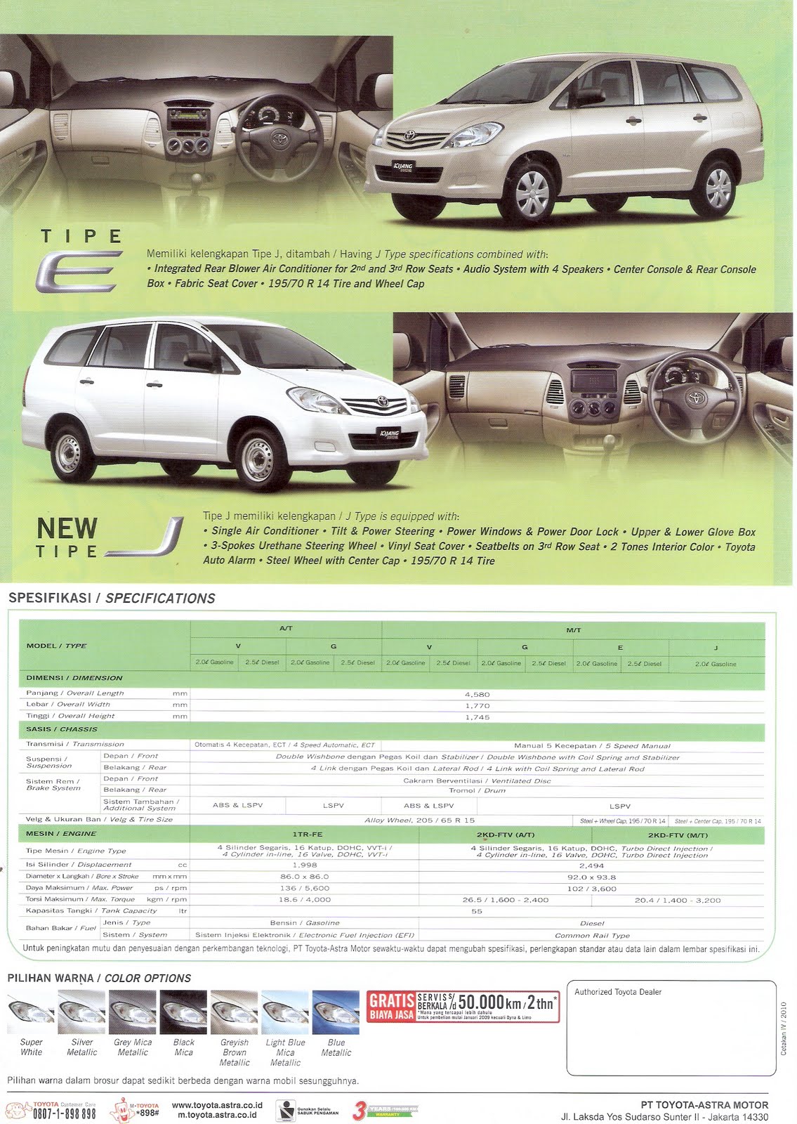 TOYOTA DURI: BROSUR TOYOTA INNOVA