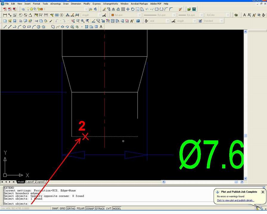 extend an object, memperpanjang objek - Jasa Desain 2D Cad 3D Sketchup ...