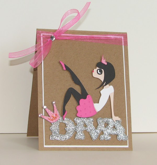 Scrapping Mommy: Diva Card with Rock Princess for ScrapbookPal