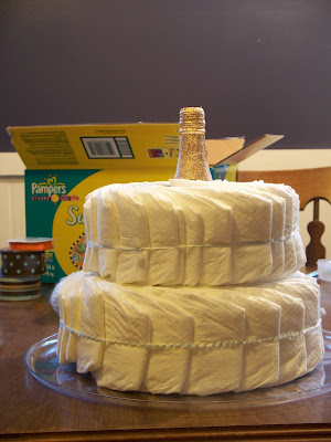 The Kelley Family: Diaper Cake Tutorial