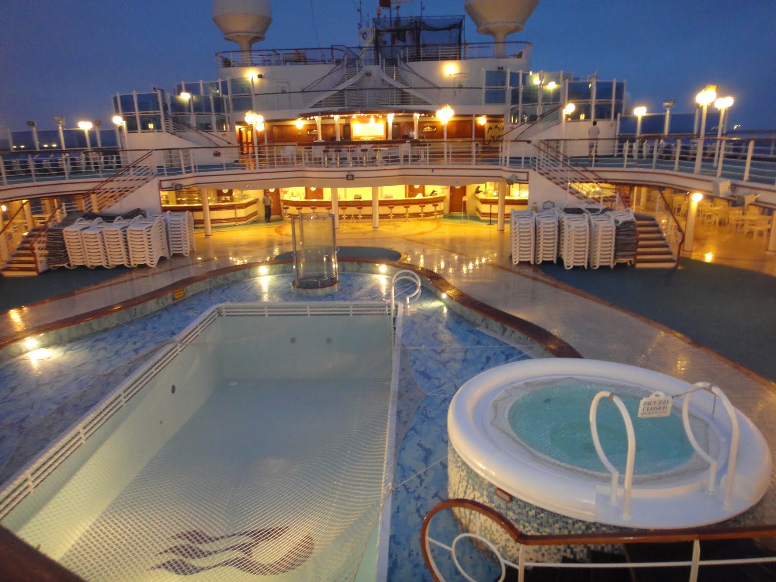 Caribbean Princess Ship - Mysterious at Night
