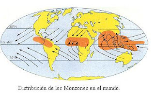 Monzones e Invierno Altiplánico: ¿Que son los monzones?