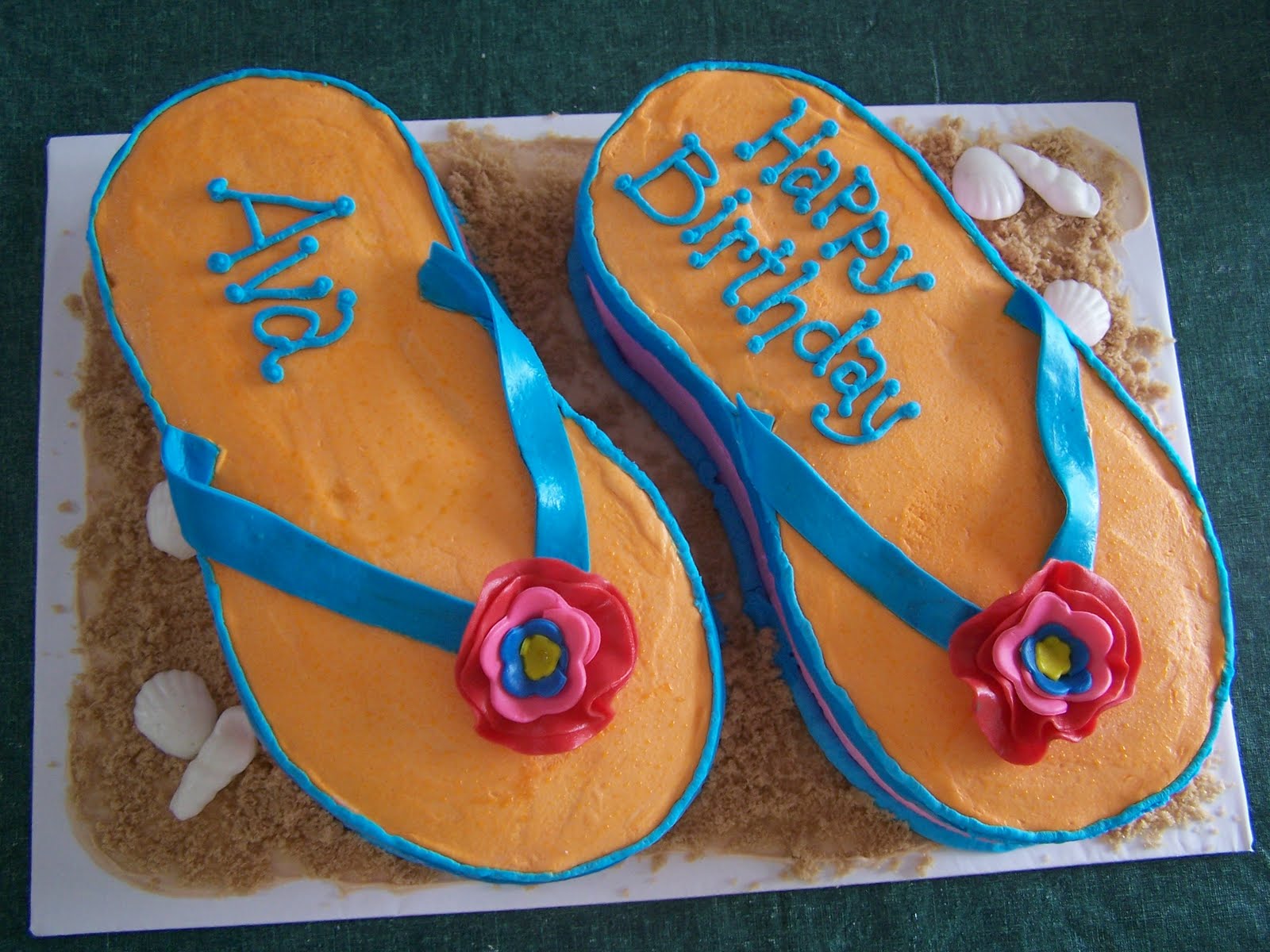 Julie Daly Cakes: Flip Flop Cakes