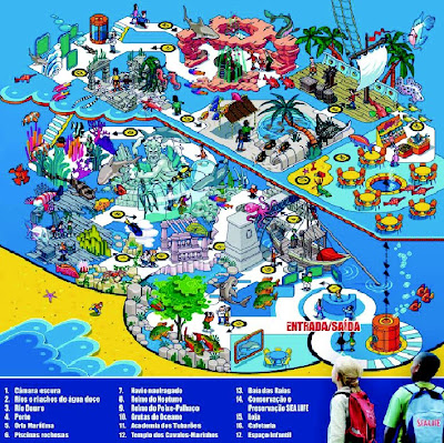 Sealife: mergulhe nas profundezas do oceano: Mapa Sealife